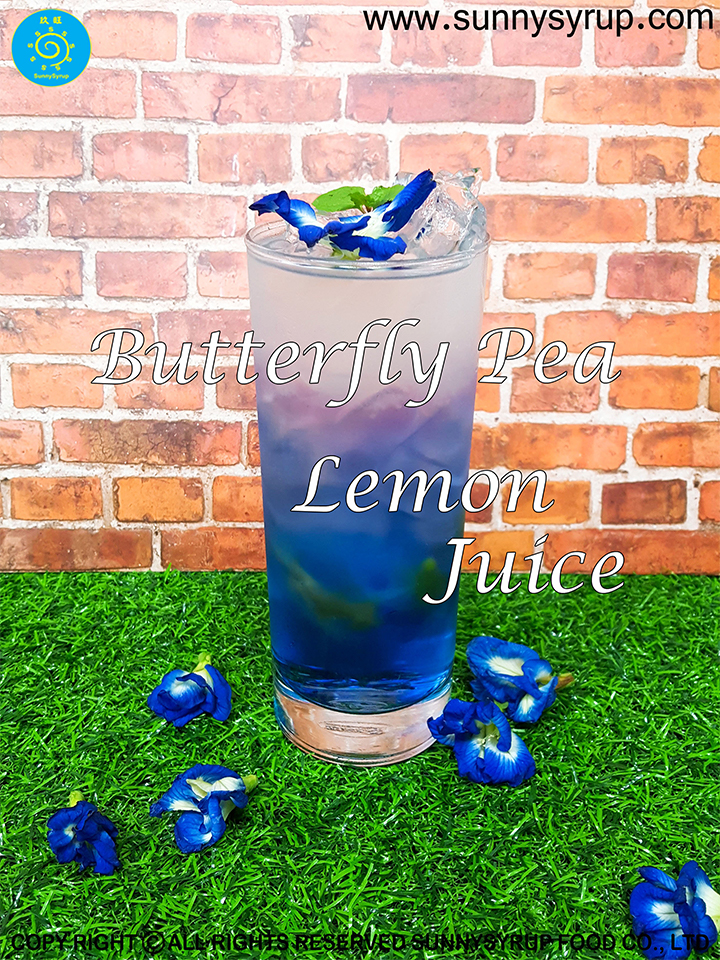 Butterfly Pea Lemon Iced Tea